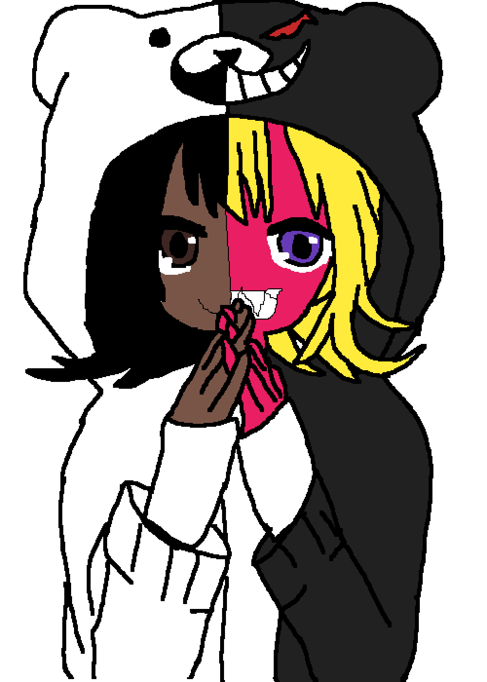 Editing Half Face - Free online pixel art drawing tool - Pixilart