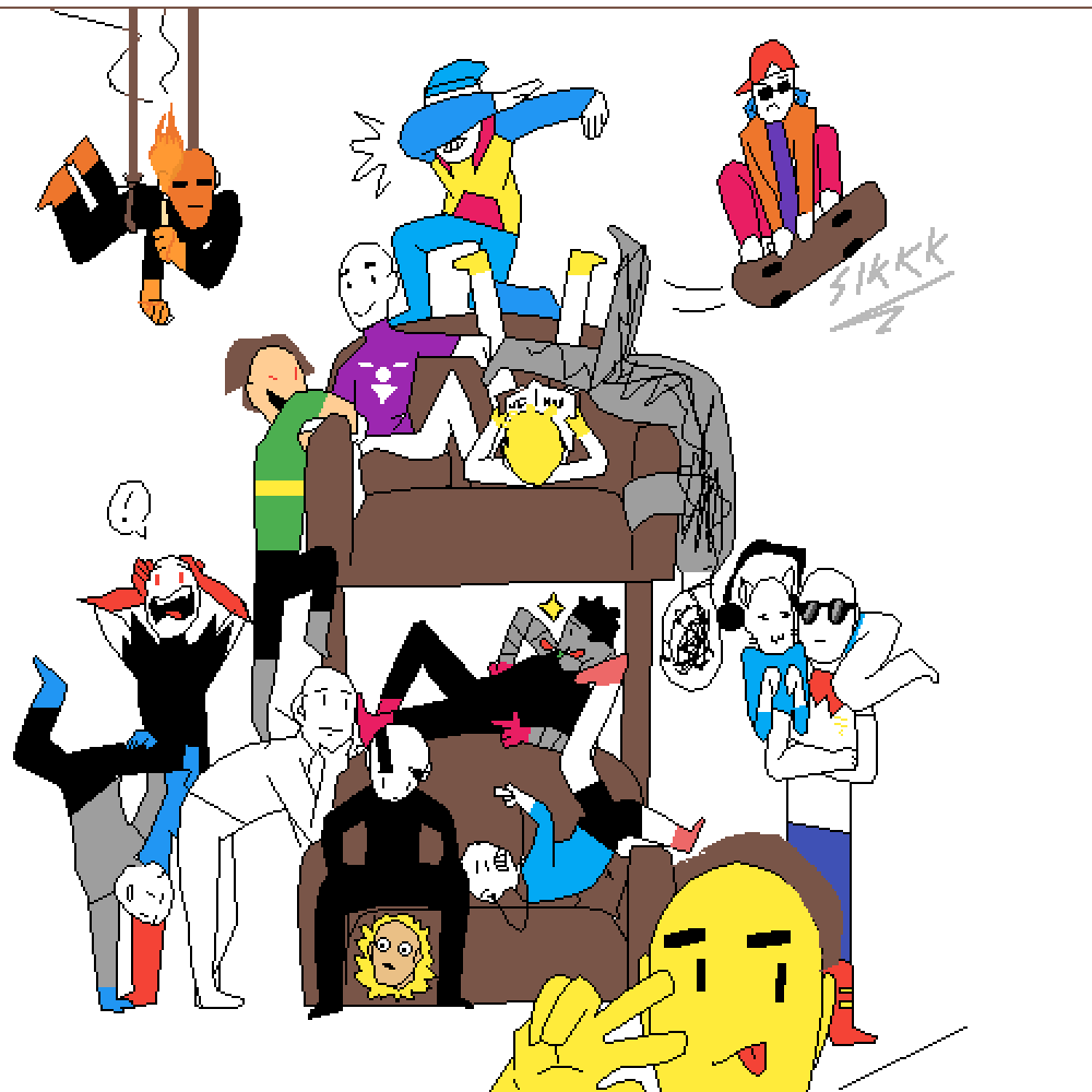 Editing UT fans - Free online pixel art drawing tool - Pixilart