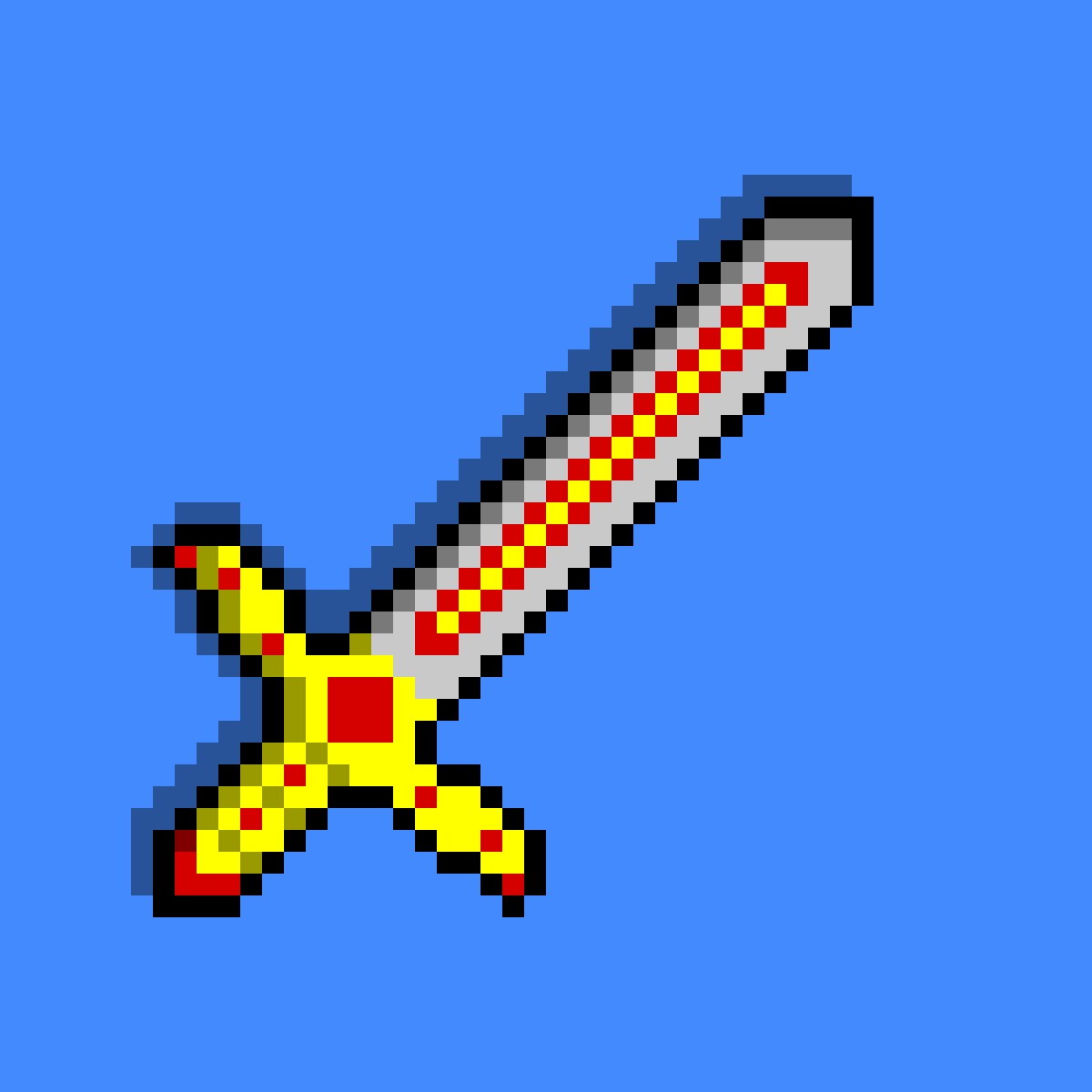 Pixilart - Excalibur The Knights Sword by Timotheus