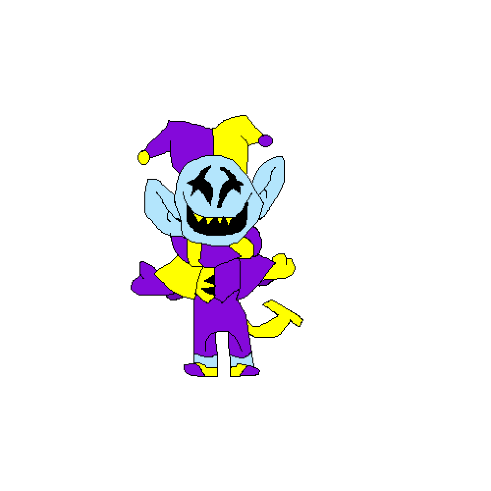 Pixilart - Jevil DELTARUNE by PROKINGG