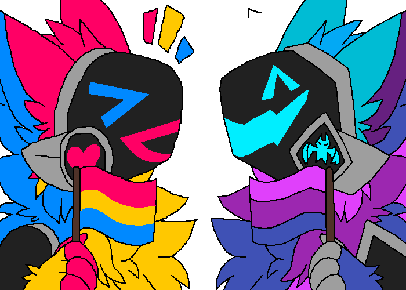 Pixilart - Proto Pride Base by GoblinNB