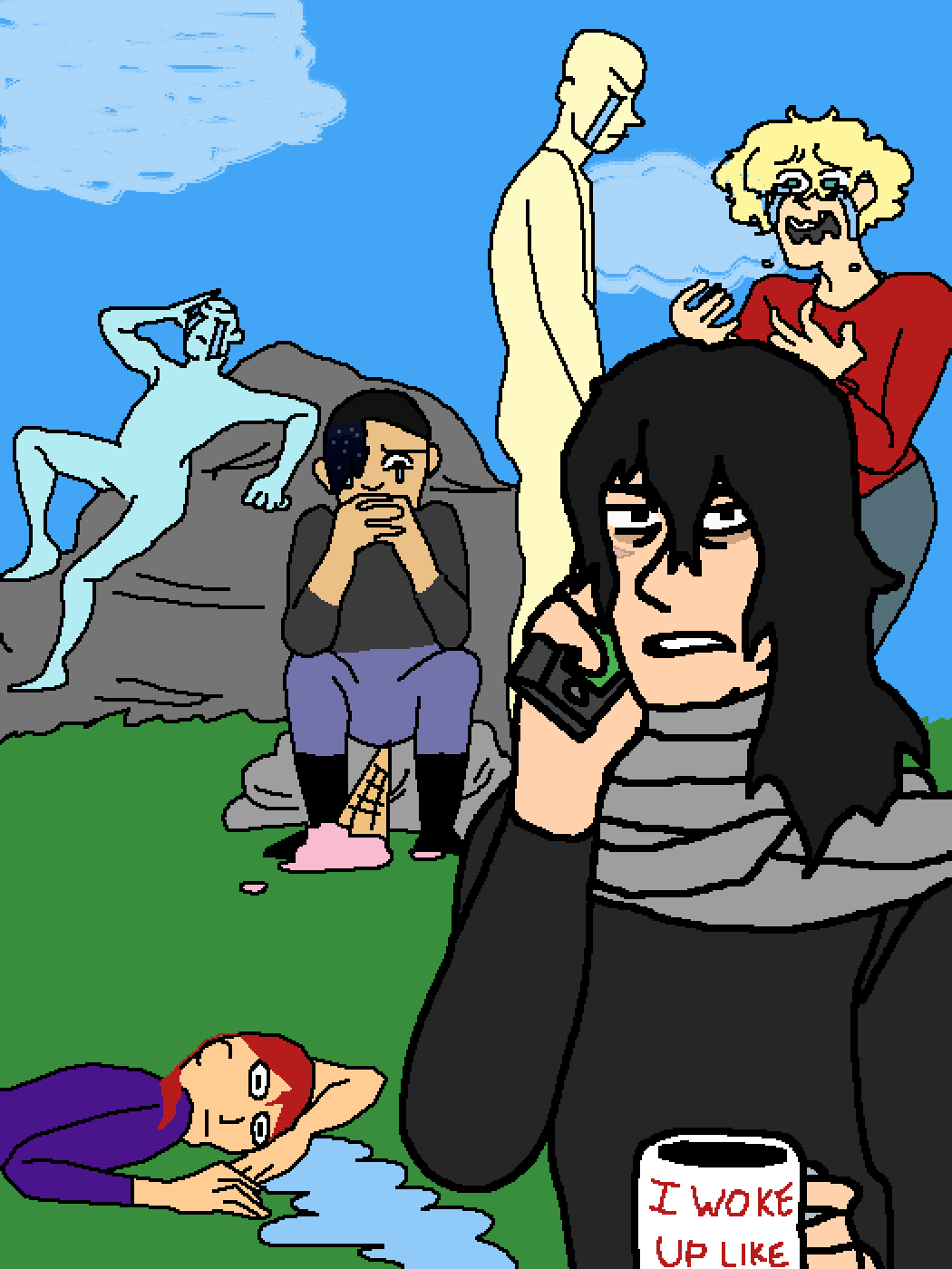 Pixilart - Why is Everyone Crying by death-maya