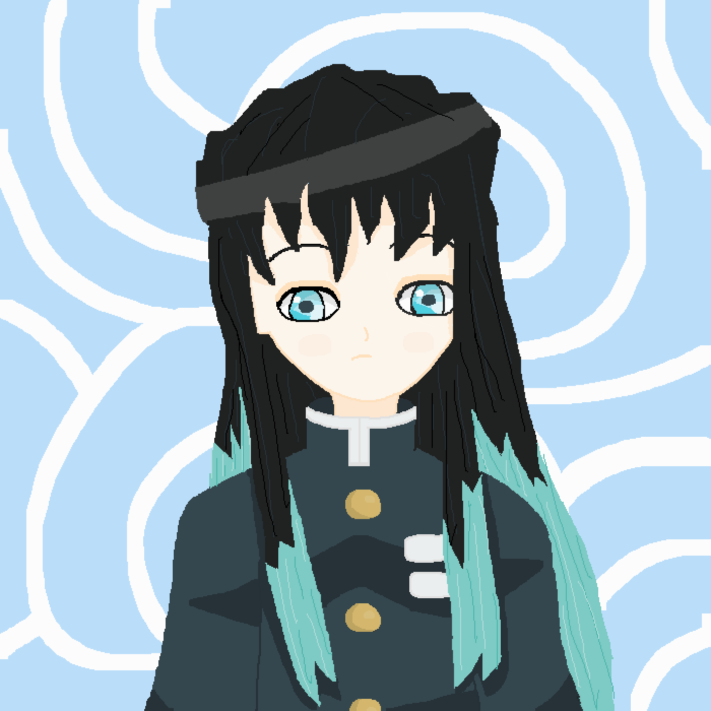 Pixilart - Muichiro Tokito by PPPPPPPPP