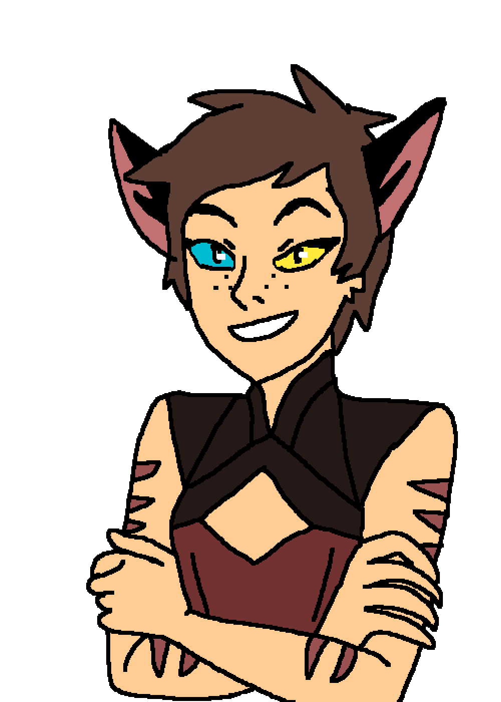 Editing Catra - Free online pixel art drawing tool - Pixilart