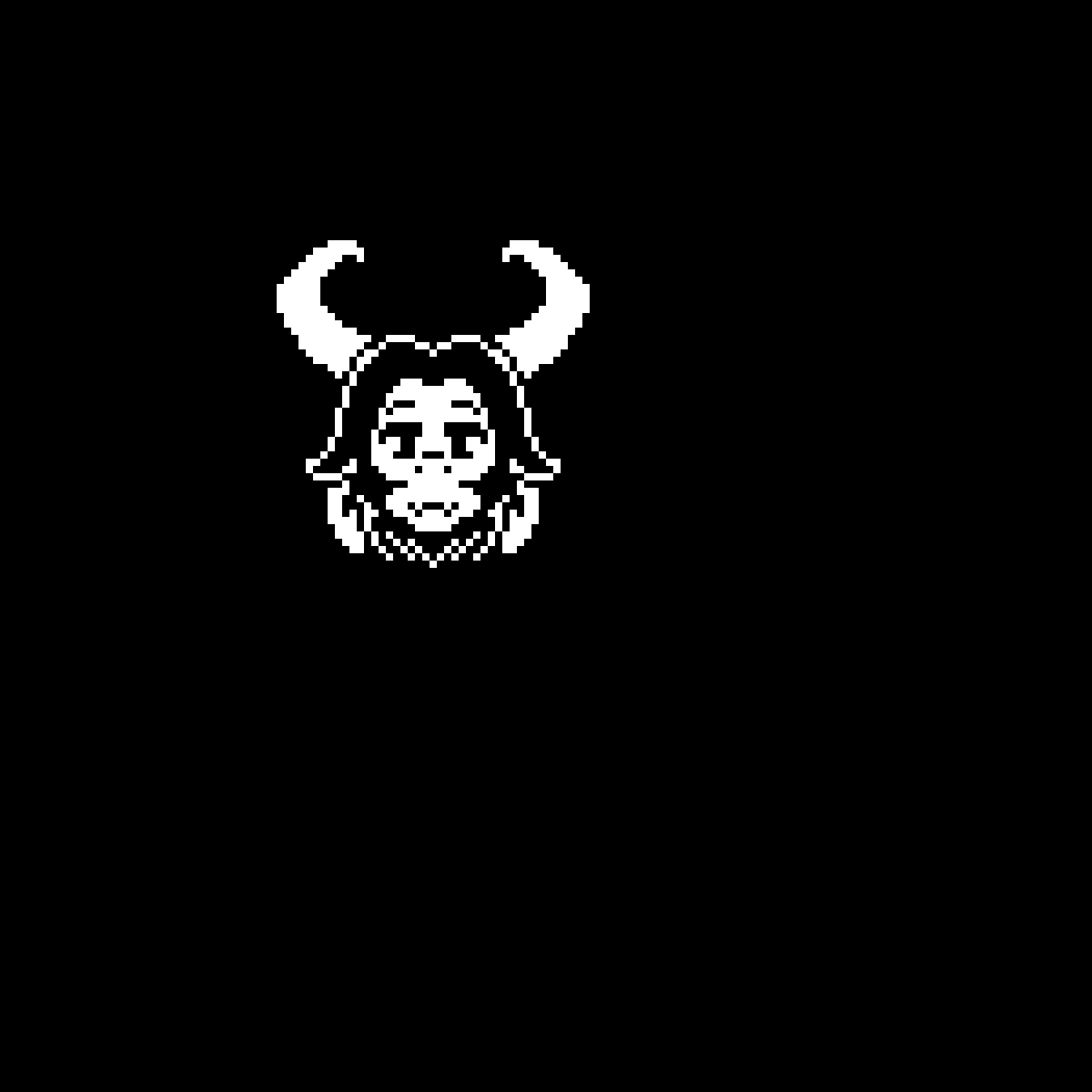 Pixilart - asgore head wip by sinful-mistake