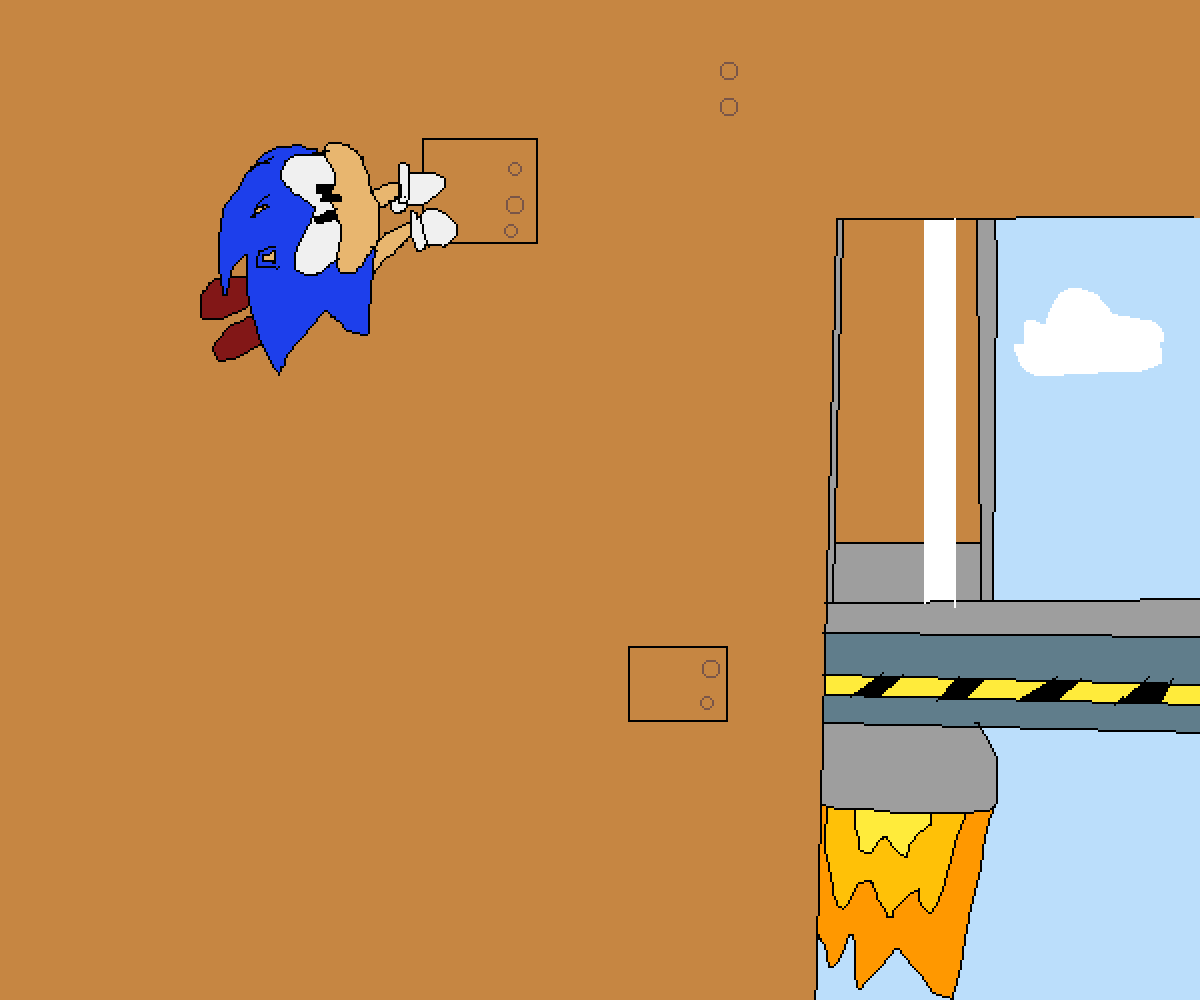 Pixilart - Wing fortress zone by Sonicyx99