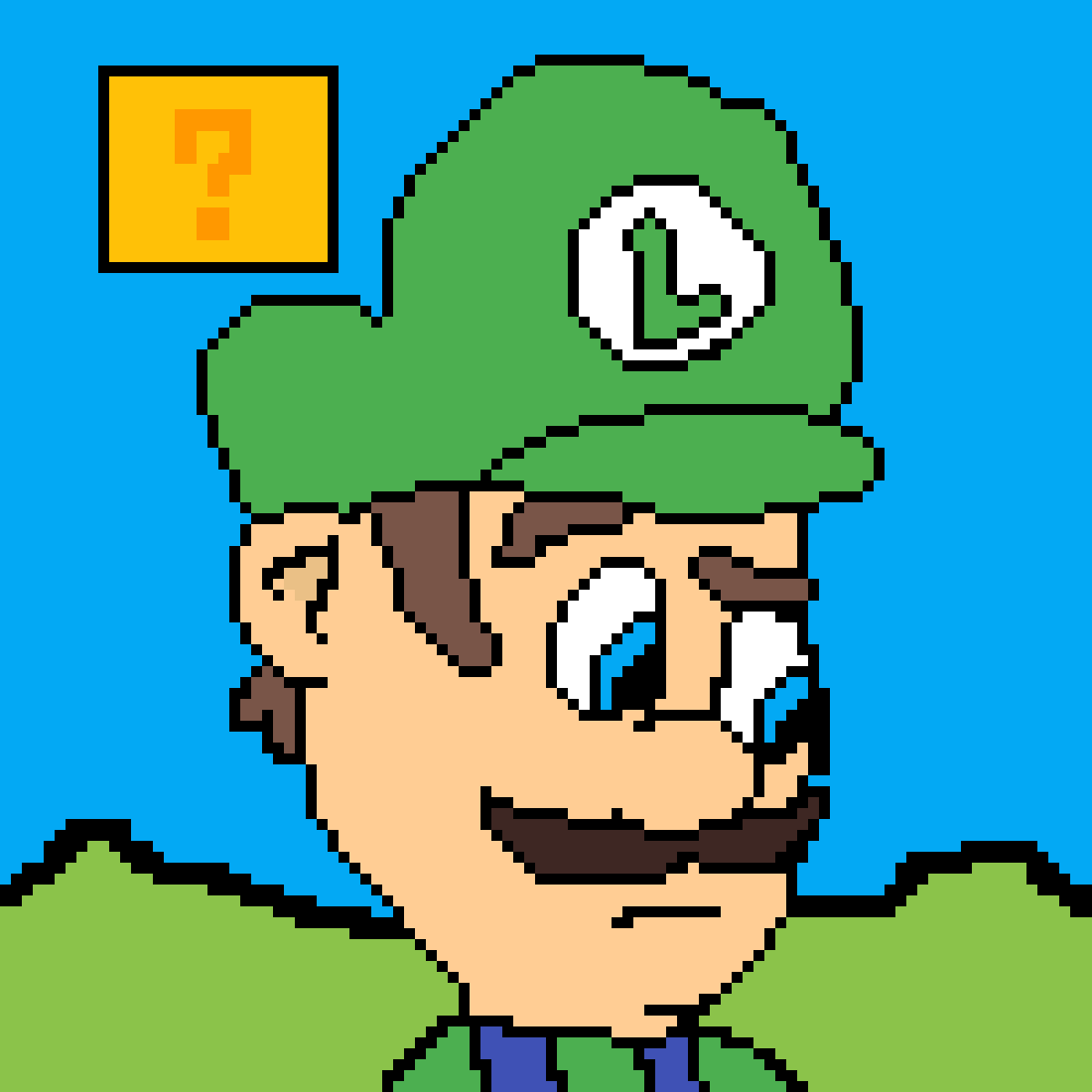 Pixilart - Luigi Number 1!!! by 23catocon