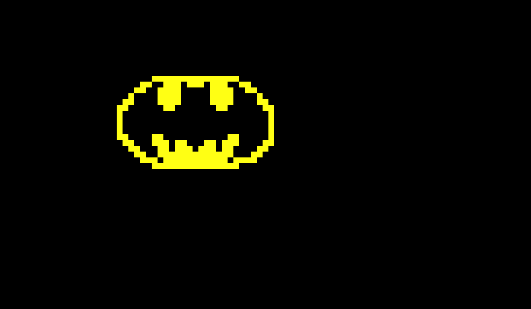 Editing Batman Logo - Free online pixel art drawing tool - Pixilart