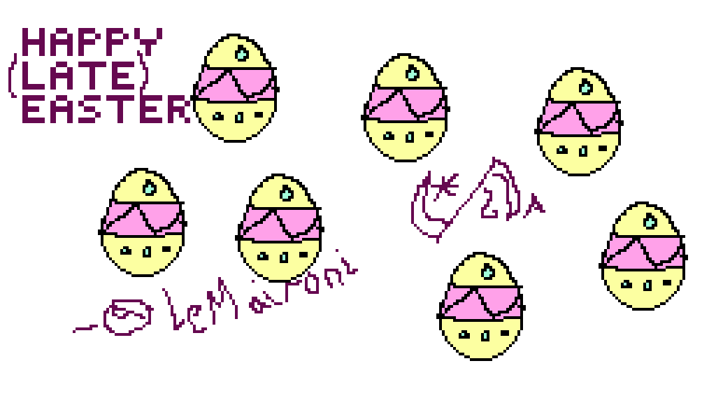 Pixilart - Happy (late) Easter! by LeMaironi