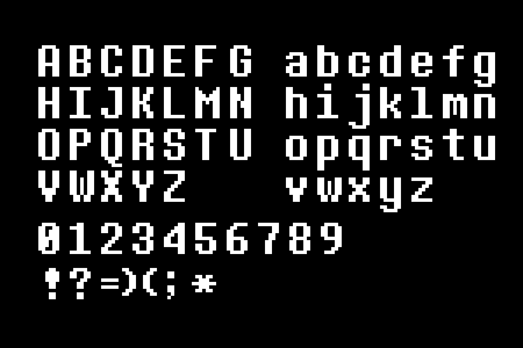 Pixilart - Determination Font by LonelyPhobia