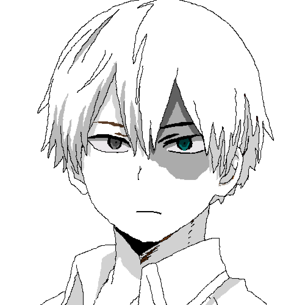 Editing todoroki base - Free online pixel art drawing tool - Pixilart