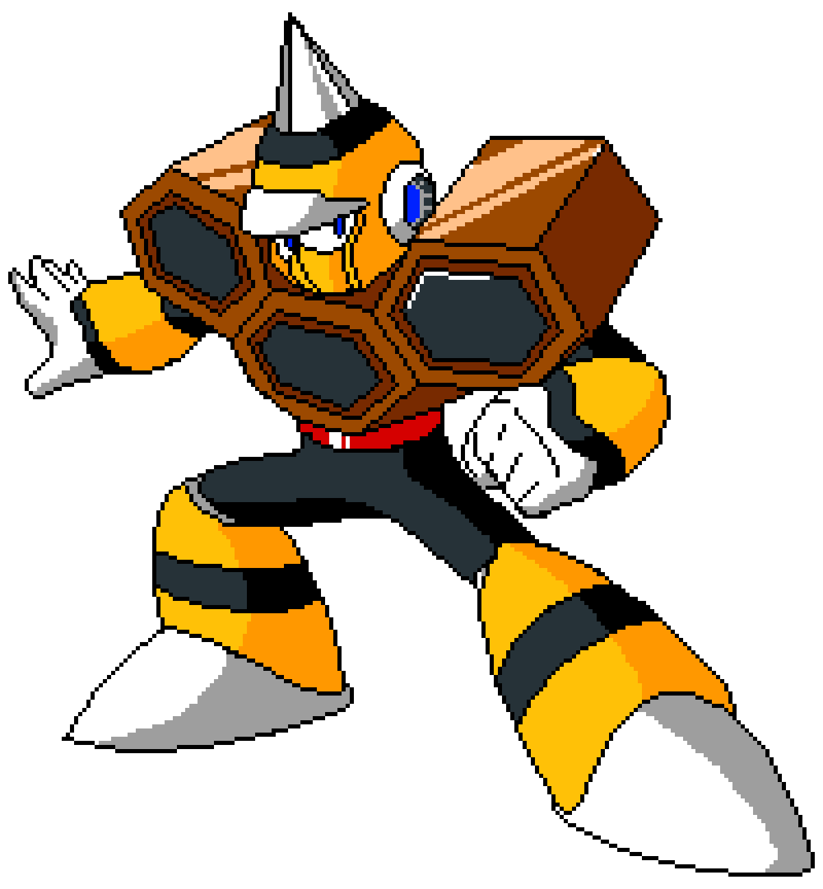 Pixilart - Hornet Man by Makkusu