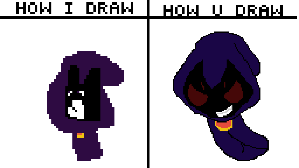 Pixilart - Raven collab gif by RetroWolf