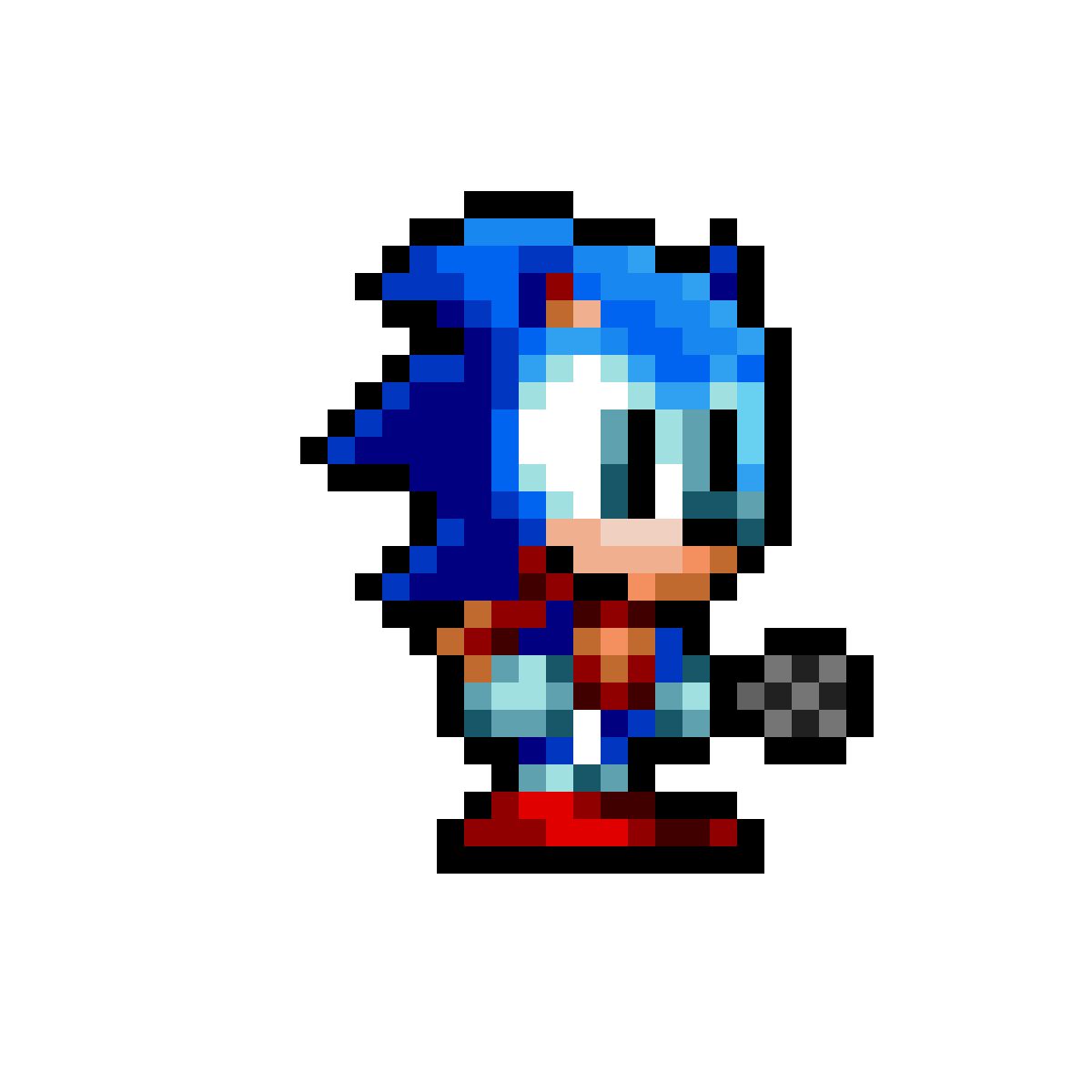 Pixilart - chibi fnf sonic by THECAPTAIN85