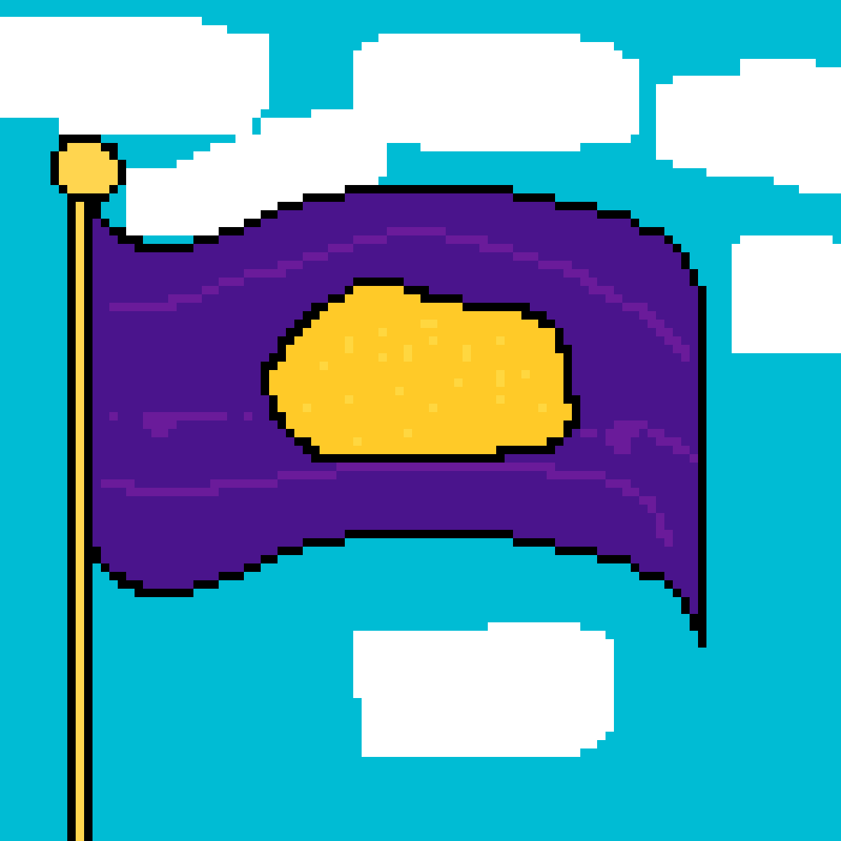 Pixilart - THE POTATO FLAG by L3viThePotato