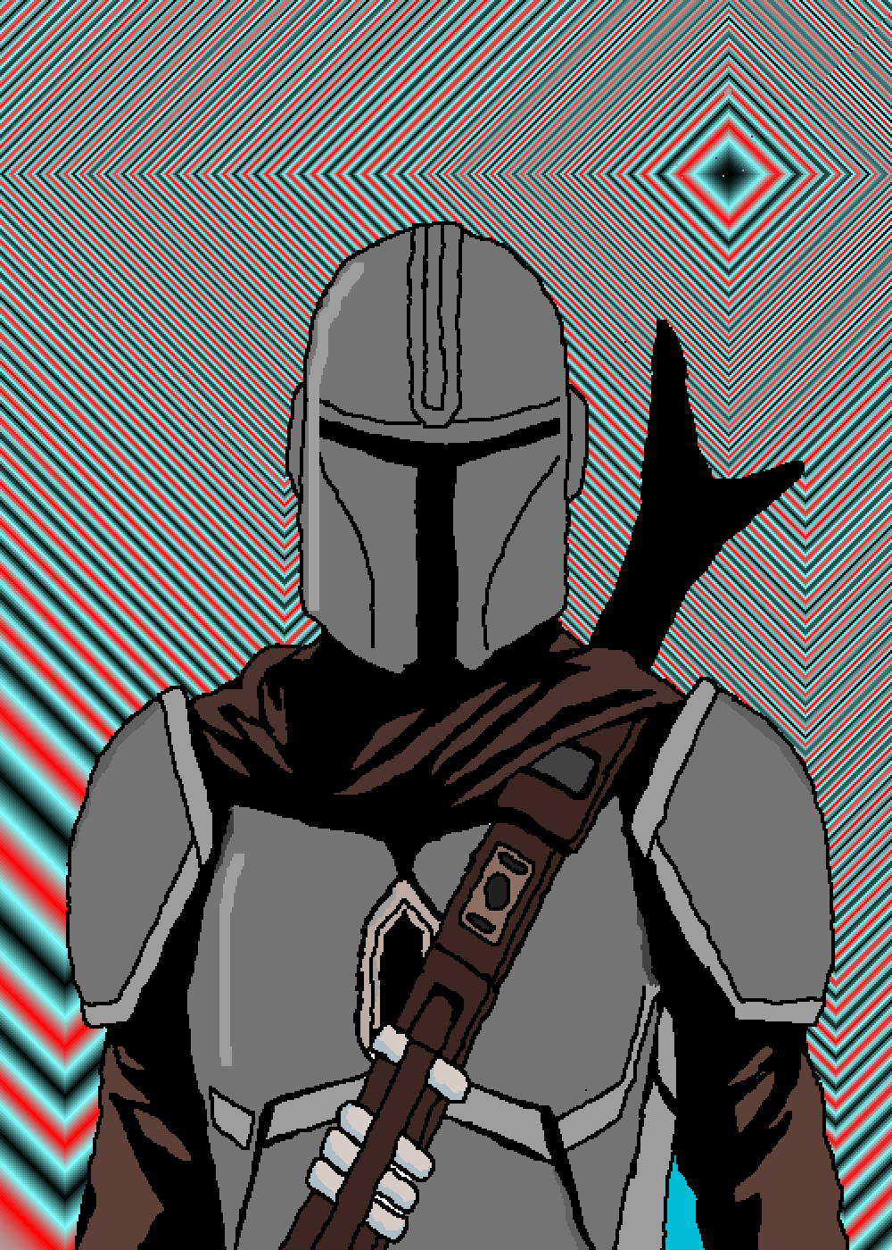 Pixilart - mandolorian by freddy47