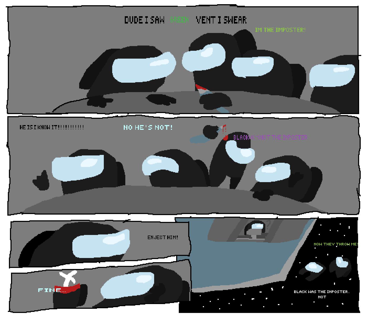 Edición BLACK WAS THE IMPOSTER - Herramienta gratuita de dibujo en ...