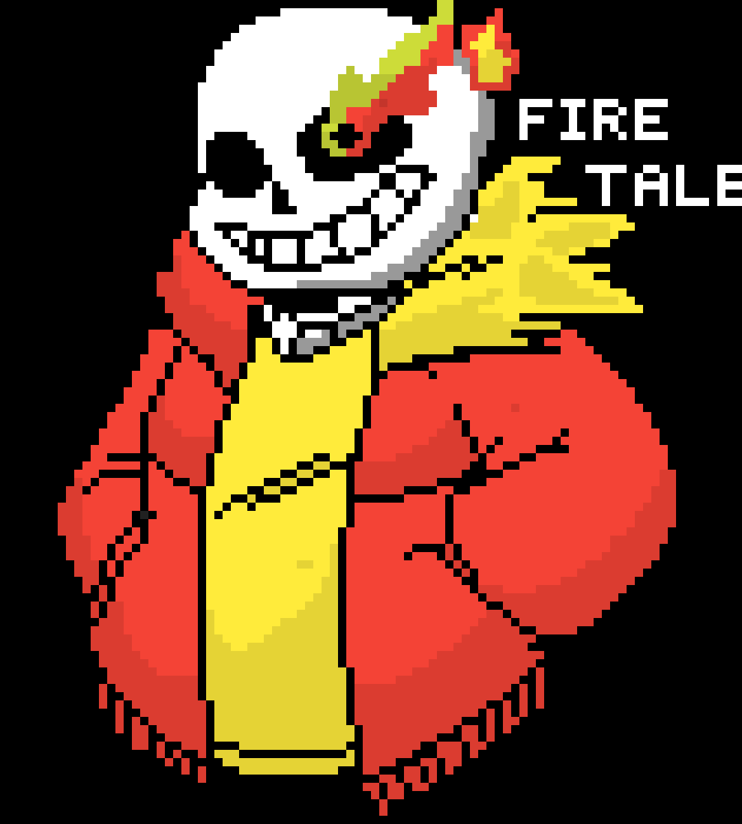 Pixilart - firetale sans by Levikhang