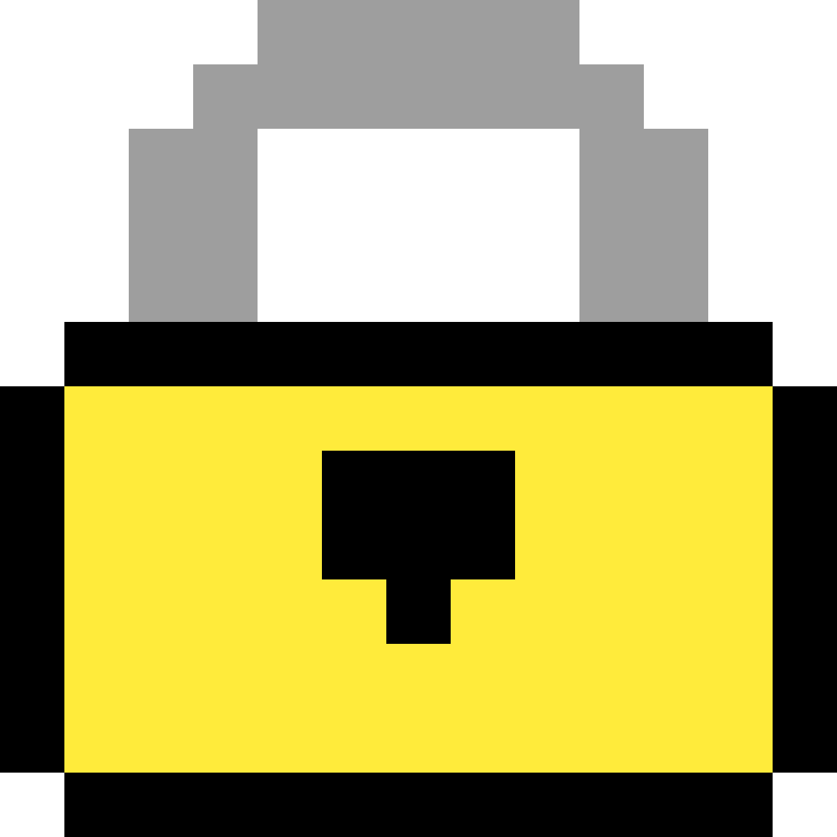 Pixilart - 8 bit lock by Memefan201