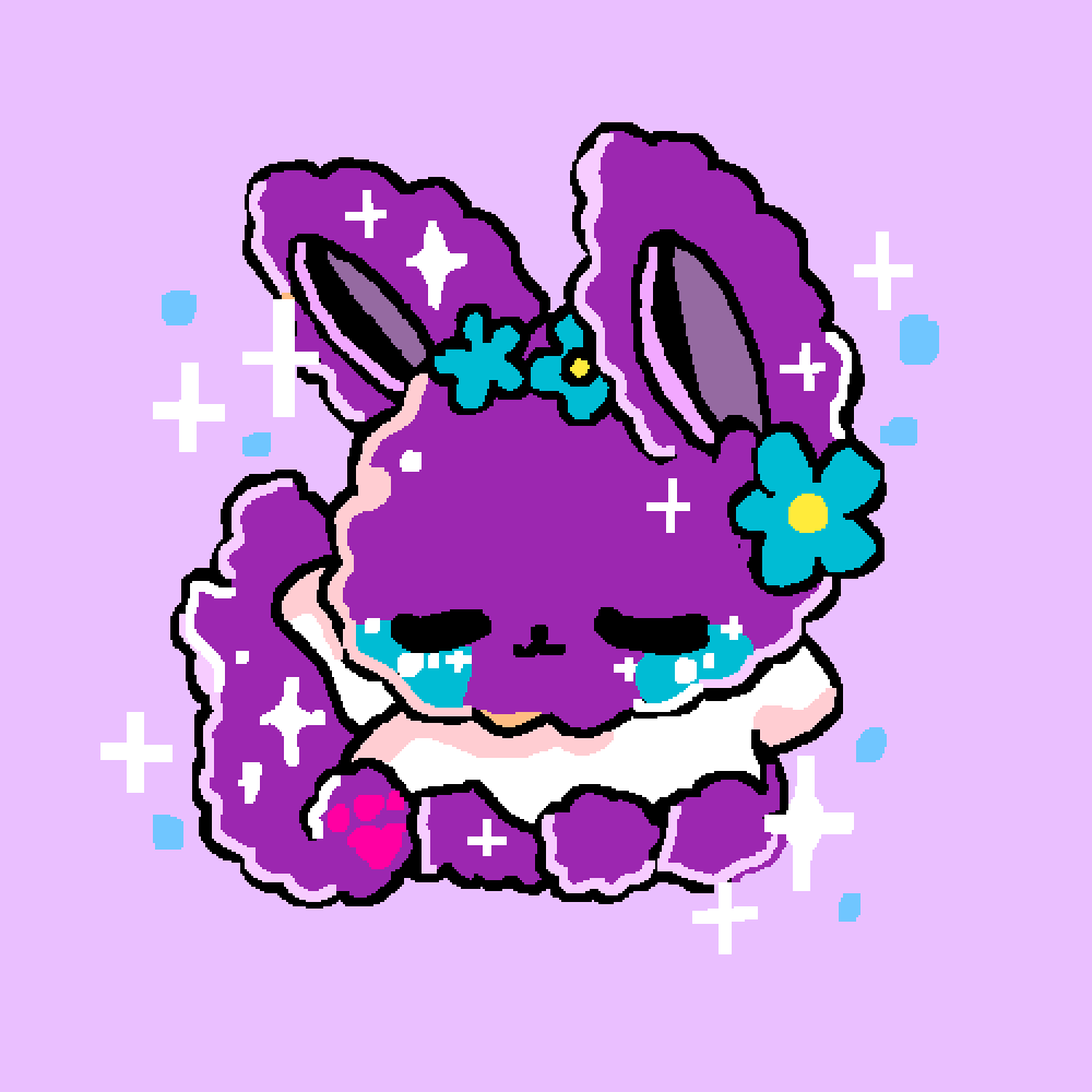 Editing Galaxy bunny - Free online pixel art drawing tool - Pixilart