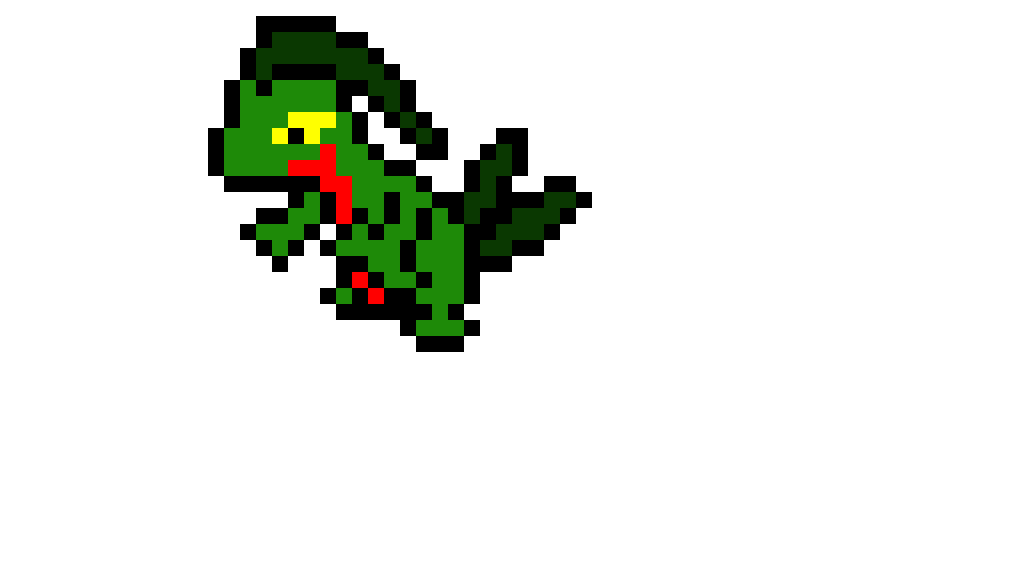 Editing grovyle in pixel - Free online pixel art drawing tool - Pixilart