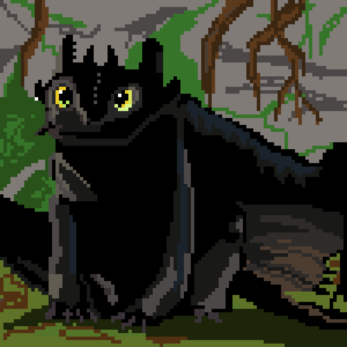 Pixilart - How to train your dragon- Toothless by Nat4shaW1sh