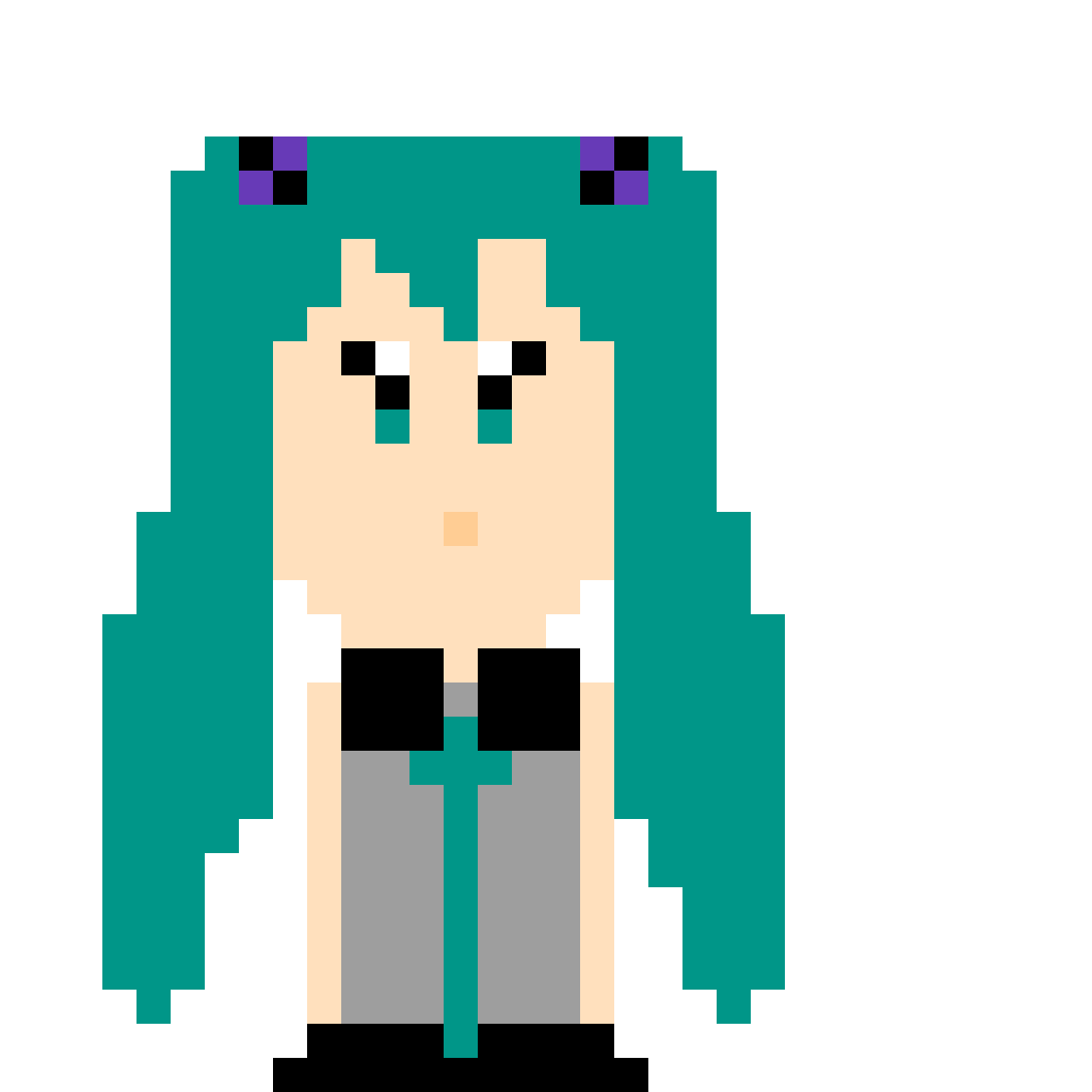 Pixilart - Hatsune miku by Hotaru2235