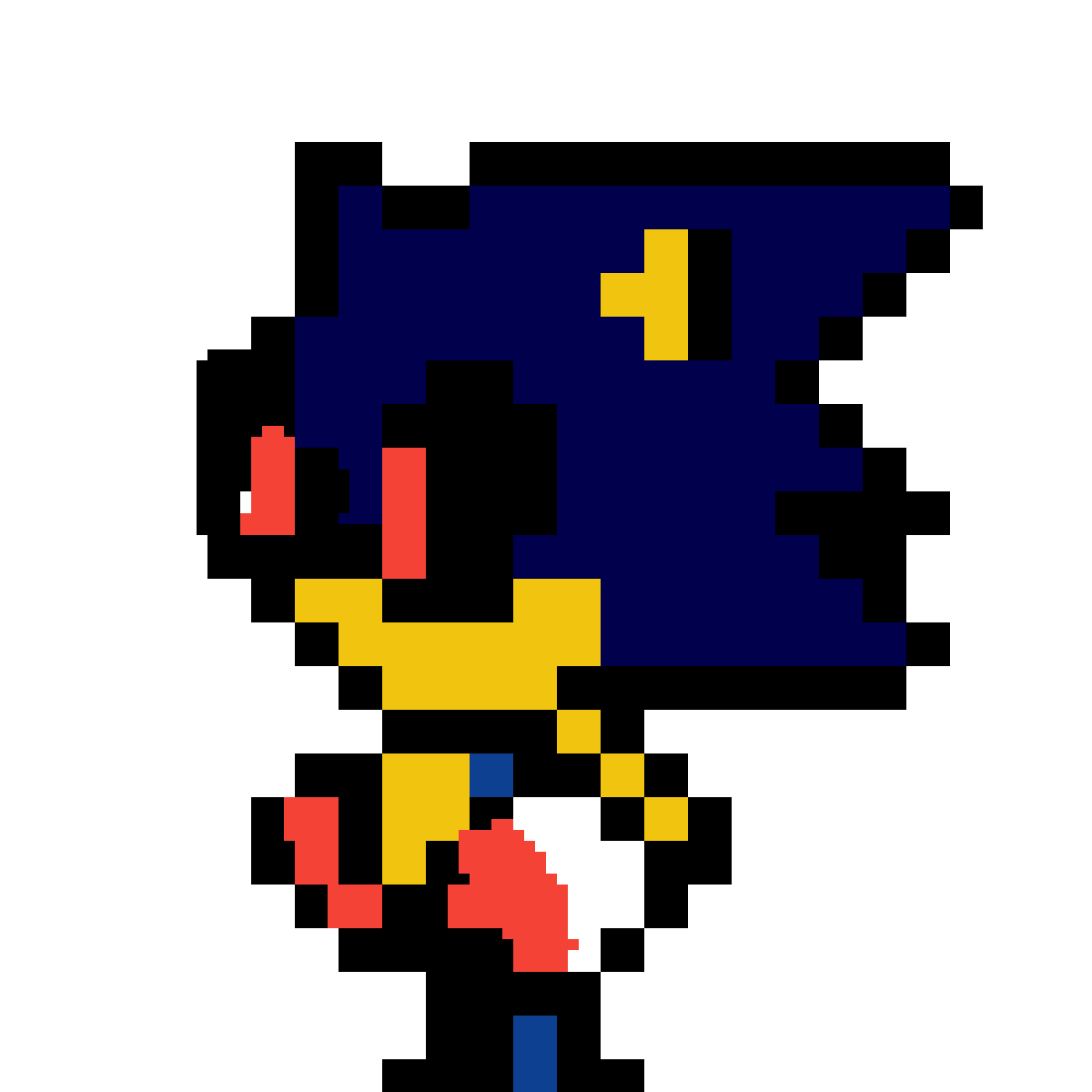 Editing Sonic exe - Free online pixel art drawing tool - Pixilart