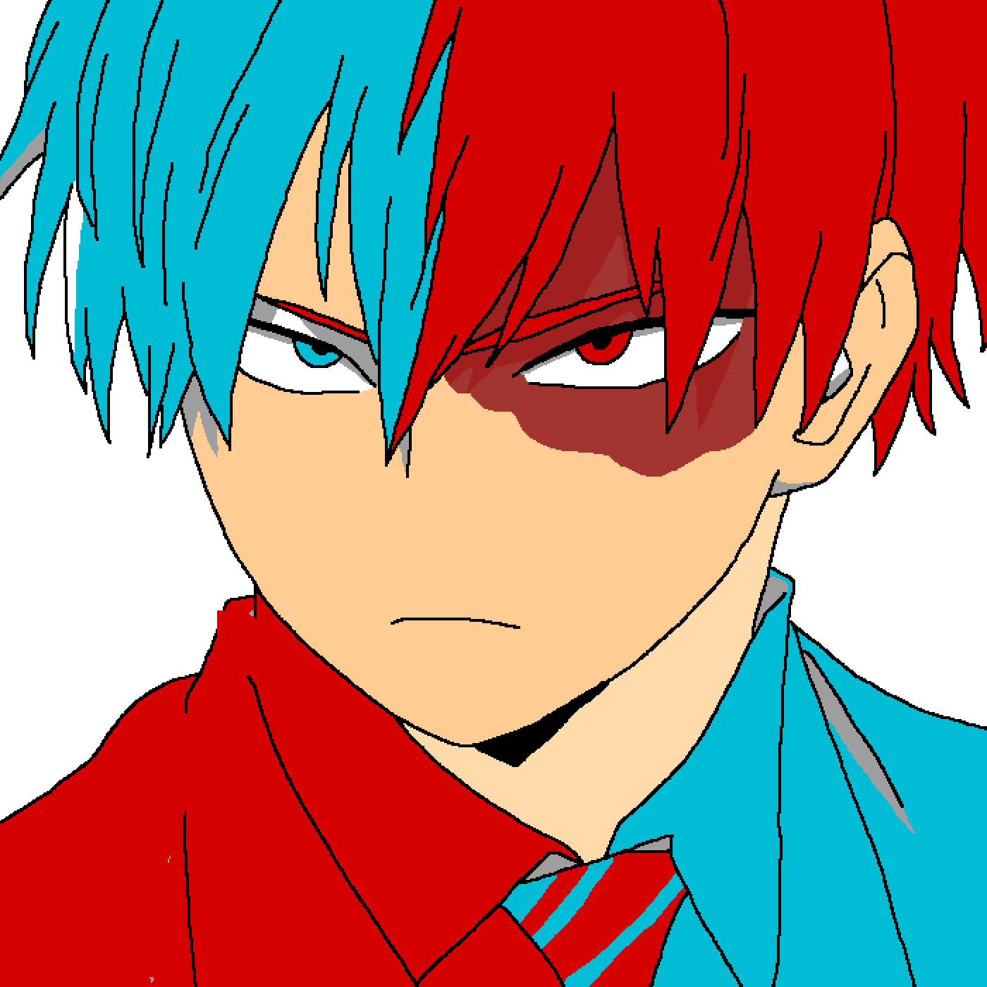 Pixilart - Shoto Todoroki X deku by Drift-out