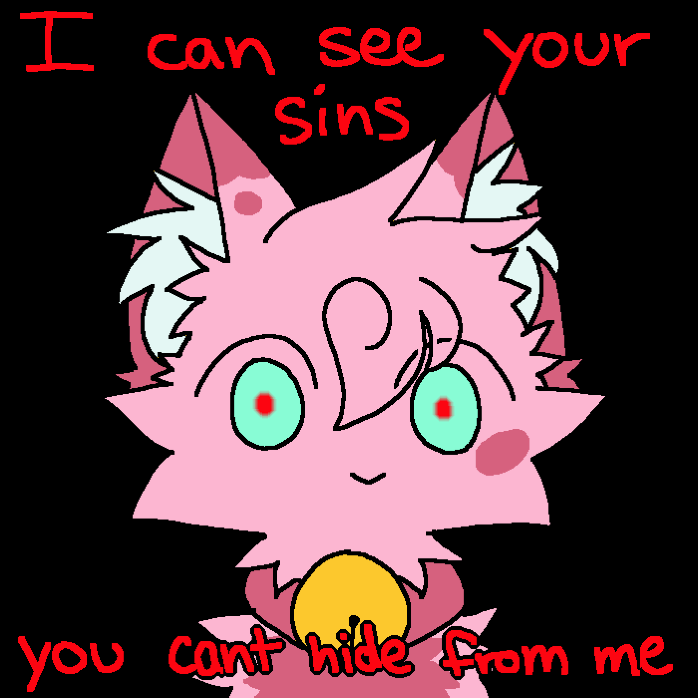Pixilart - i can see your sins by PeachiiMist