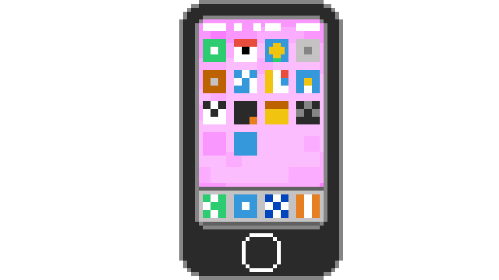 Pixilart - iPhone by Finnasdf