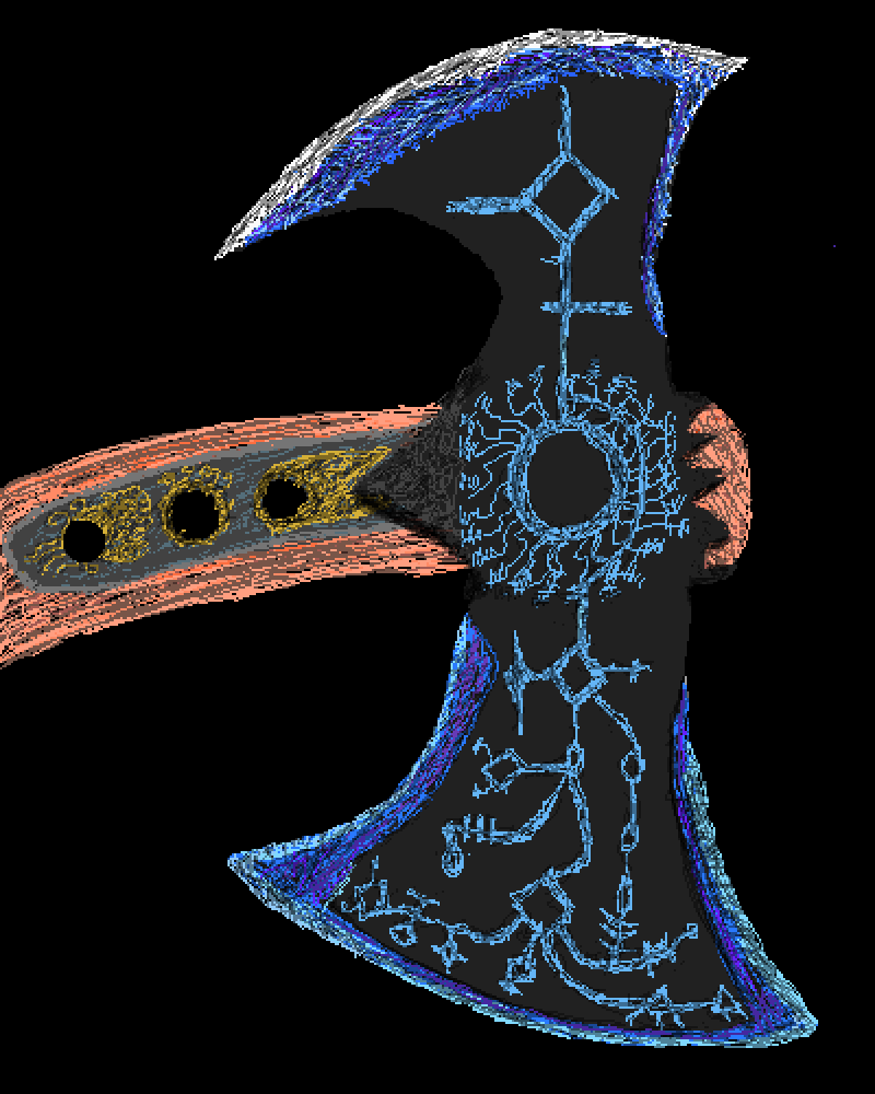 Pixilart - GOW axe by Hayden2005