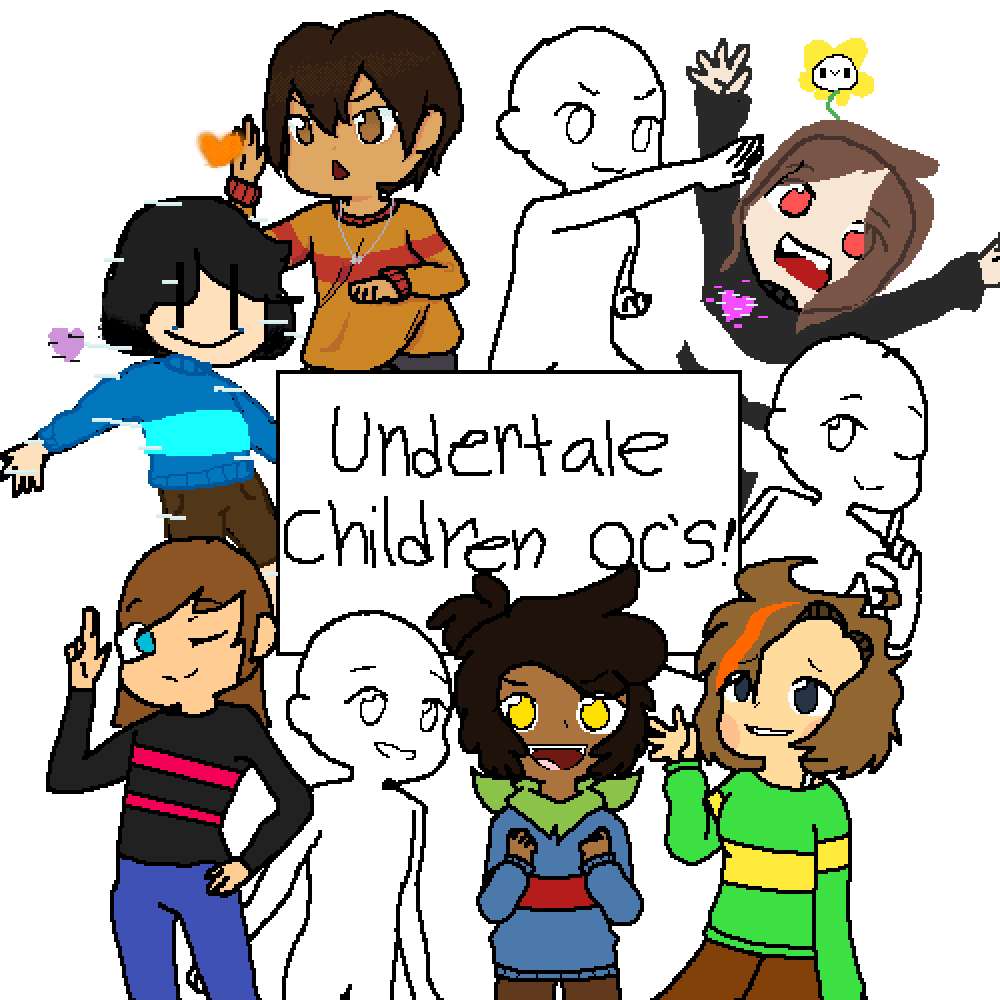 Pixilart - Undertale Children by Young-Kiwi