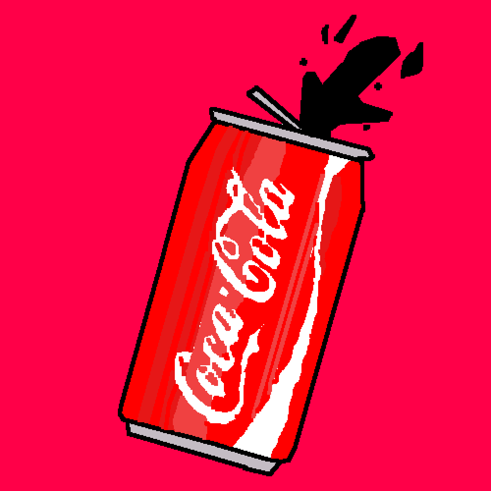 Pixilart - coca cola can by DirtyHacker