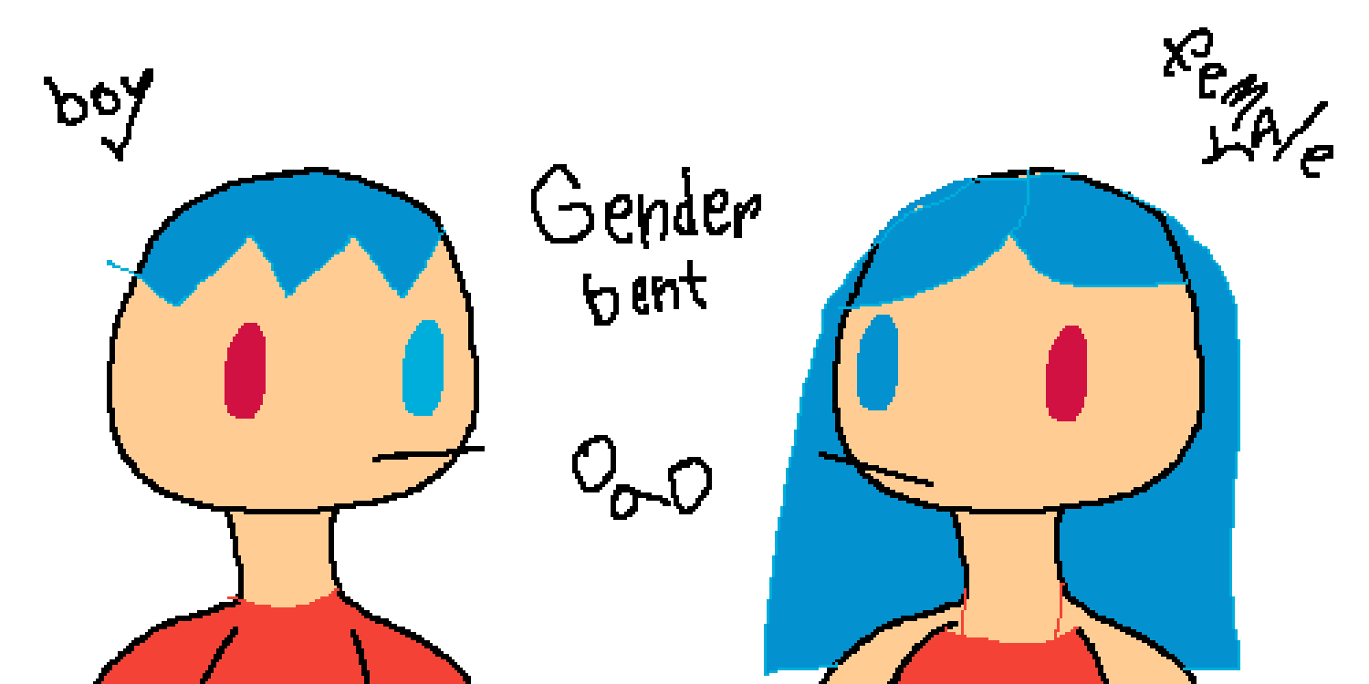 Editing gender bender - Free online pixel art drawing tool - Pixilart