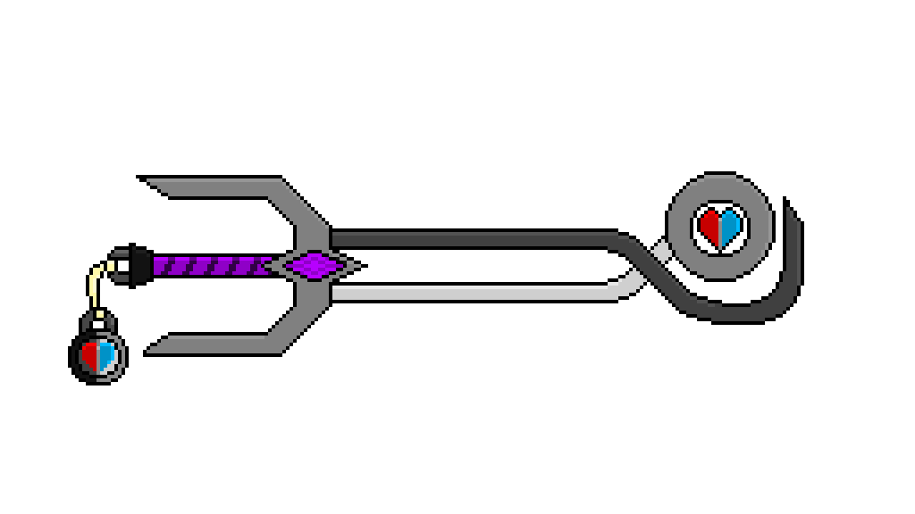 Pixilart - My personal Combined Keyblade by JBomb1124
