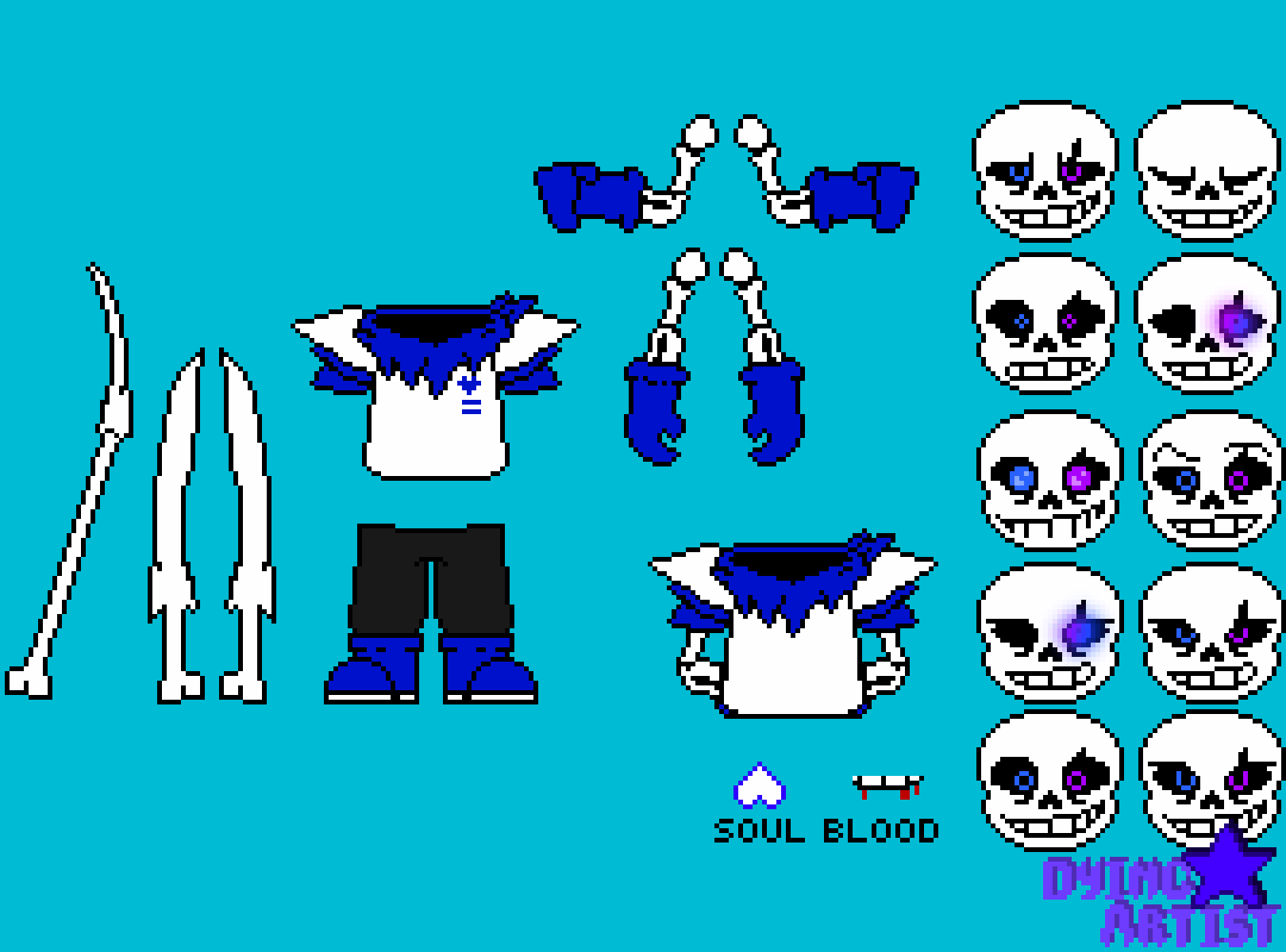 Pixilart - AlphaSwap Sans Sheet by Dying-Artist