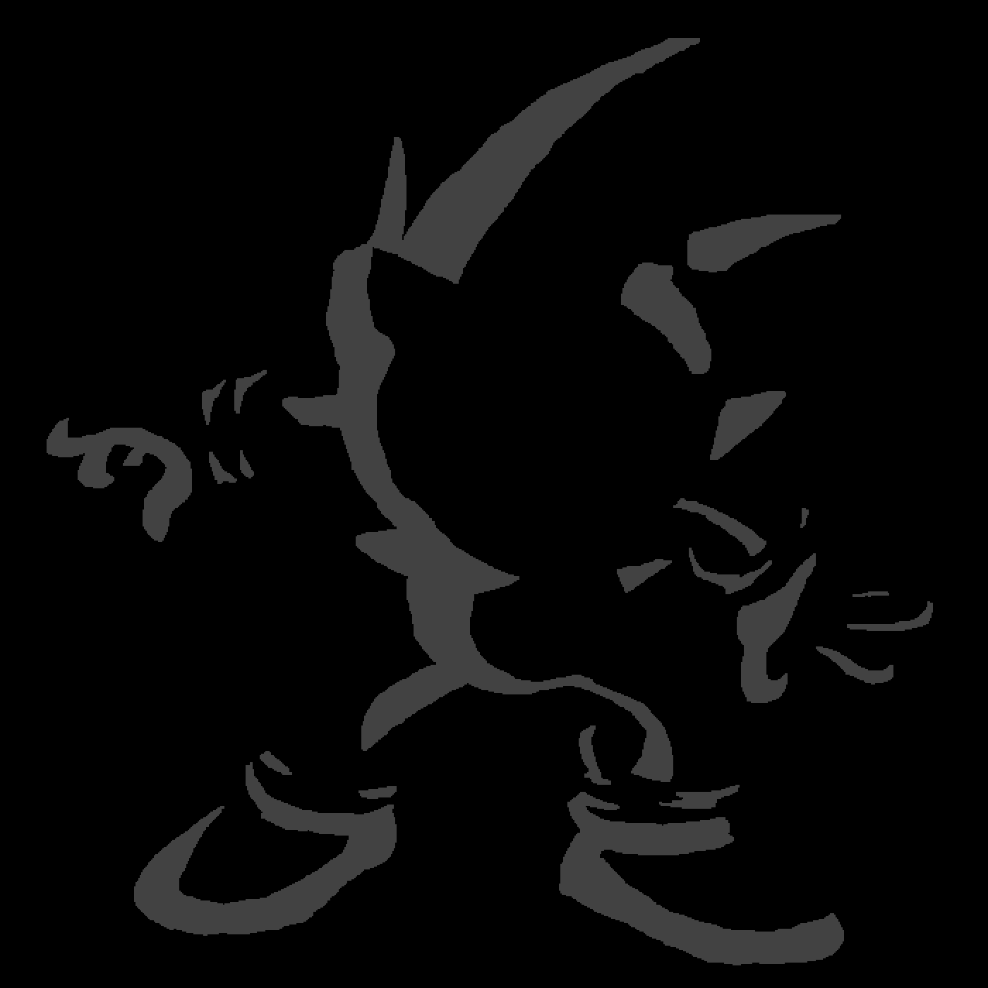 Pixilart - Shadow Toei Sonic by CycloneAlt