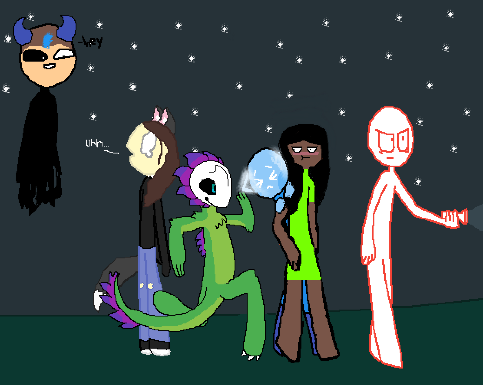 Pixilart - awww blue guy by munchkin09876