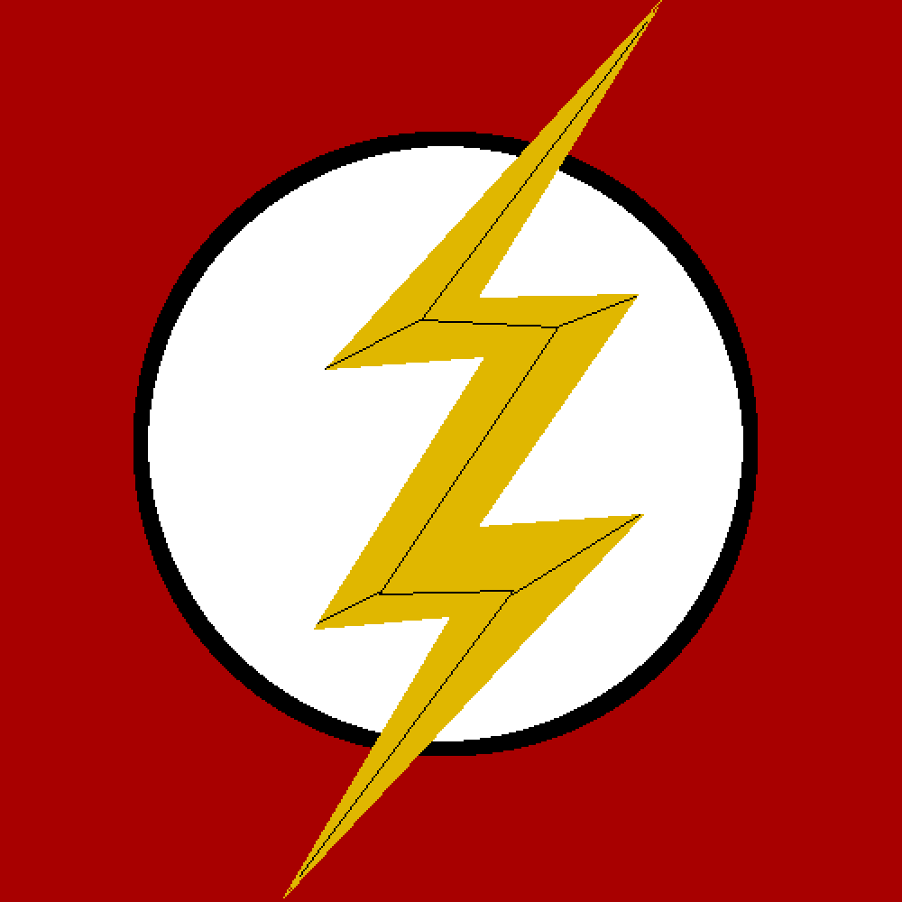 Editing The Real Flash Symbol 500x500 Pixels Free Online Pixel Art 
