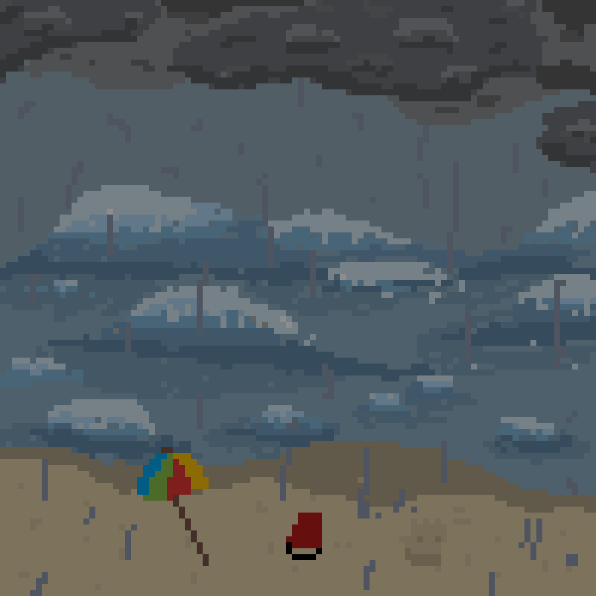 Pixilart - Stormy day by silkycatmeow