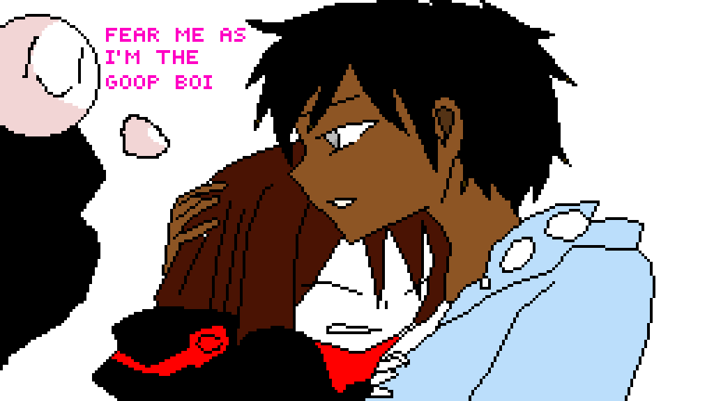 Editing MR GOOP BOI - Free online pixel art drawing tool - Pixilart