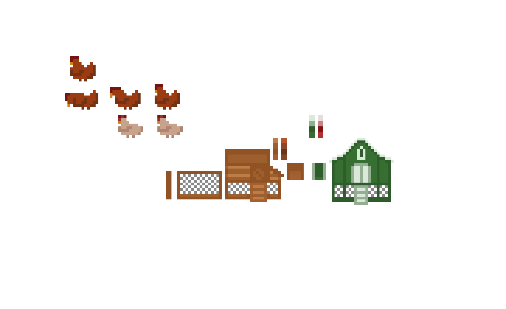 Editing Chicken Coop Sprites - Free online pixel art drawing tool ...