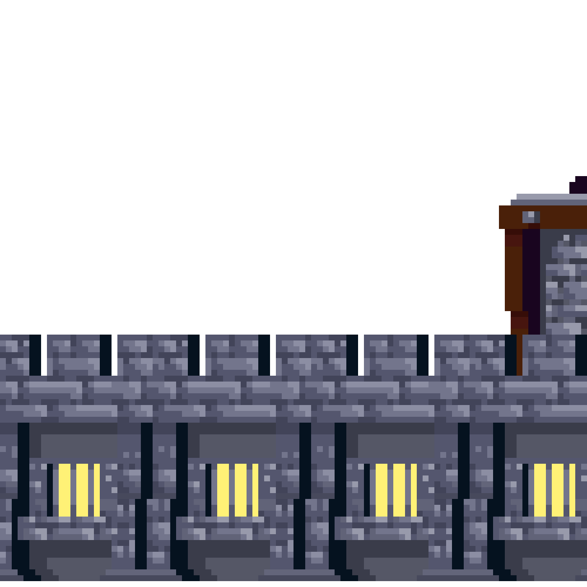 Pixilart - castle wall by Benieboy19