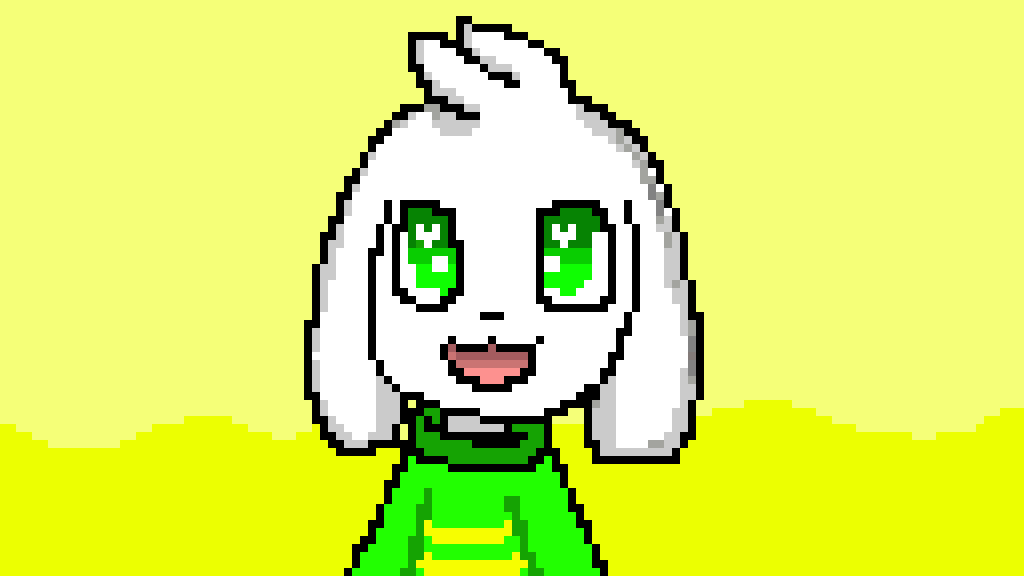 Pixilart - Asriel(Animation) by PixelArtwork