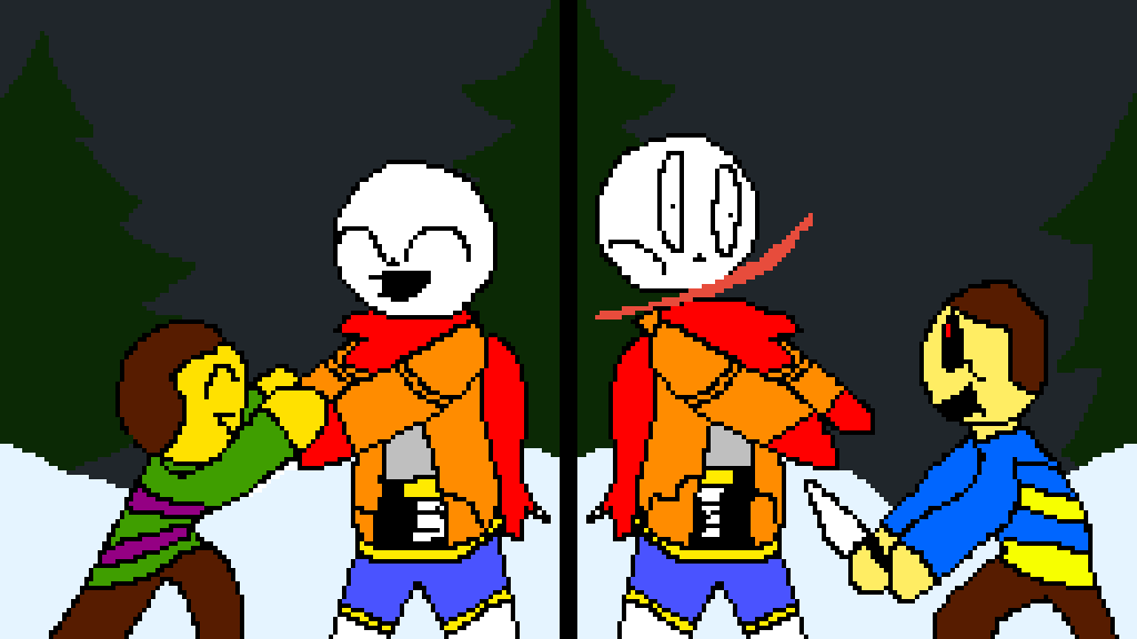 Pixilart - MonoTale SPARE or ---- Papyrus! by TacitYapper9