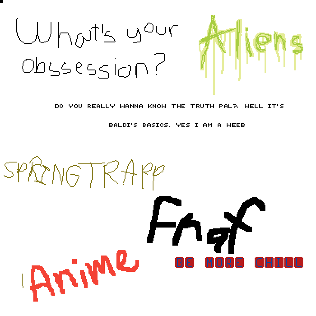 Editing Whats your obsession? - Free online pixel art drawing tool ...