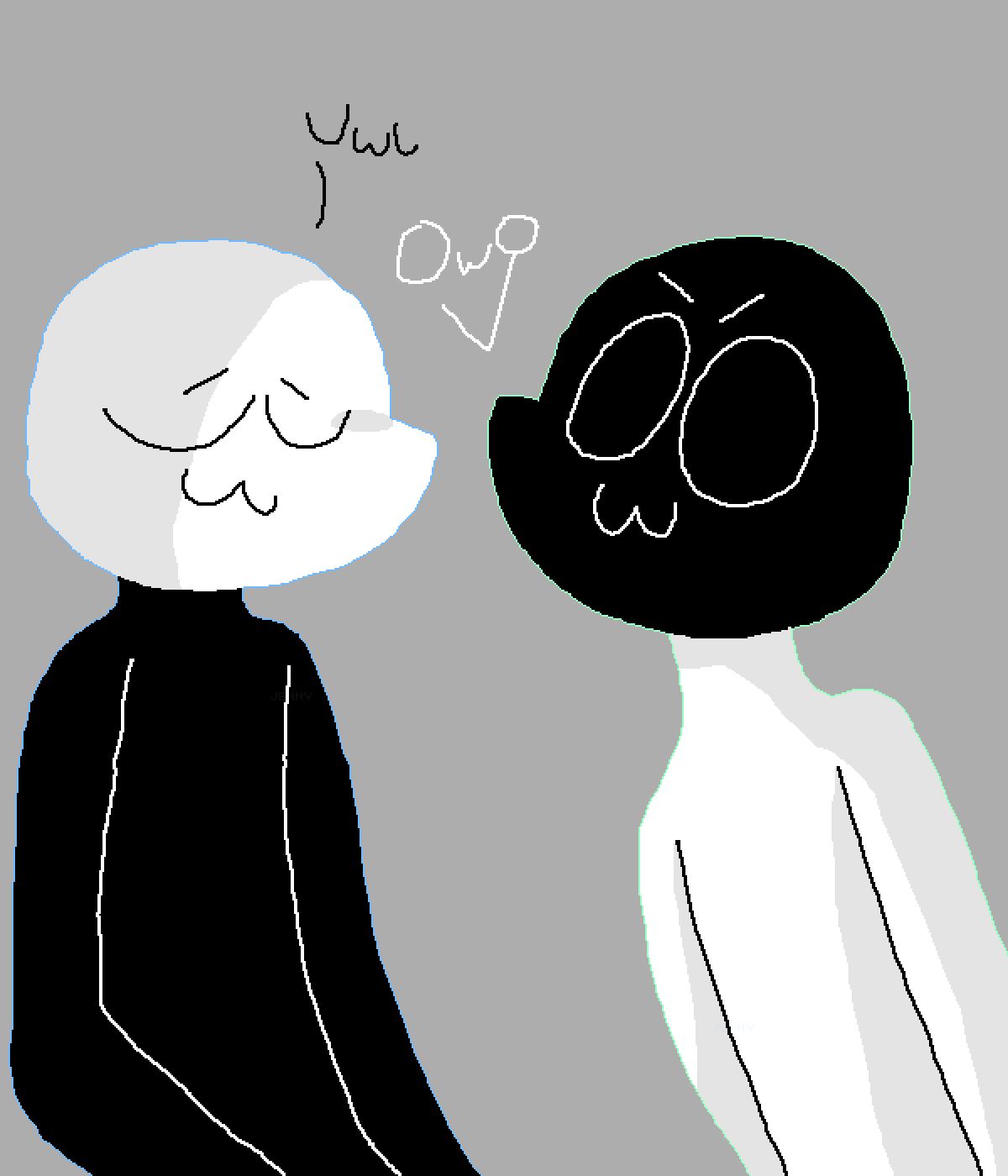 Pixilart - ÚwÙ and ÒwÓ by Plush-Lulu