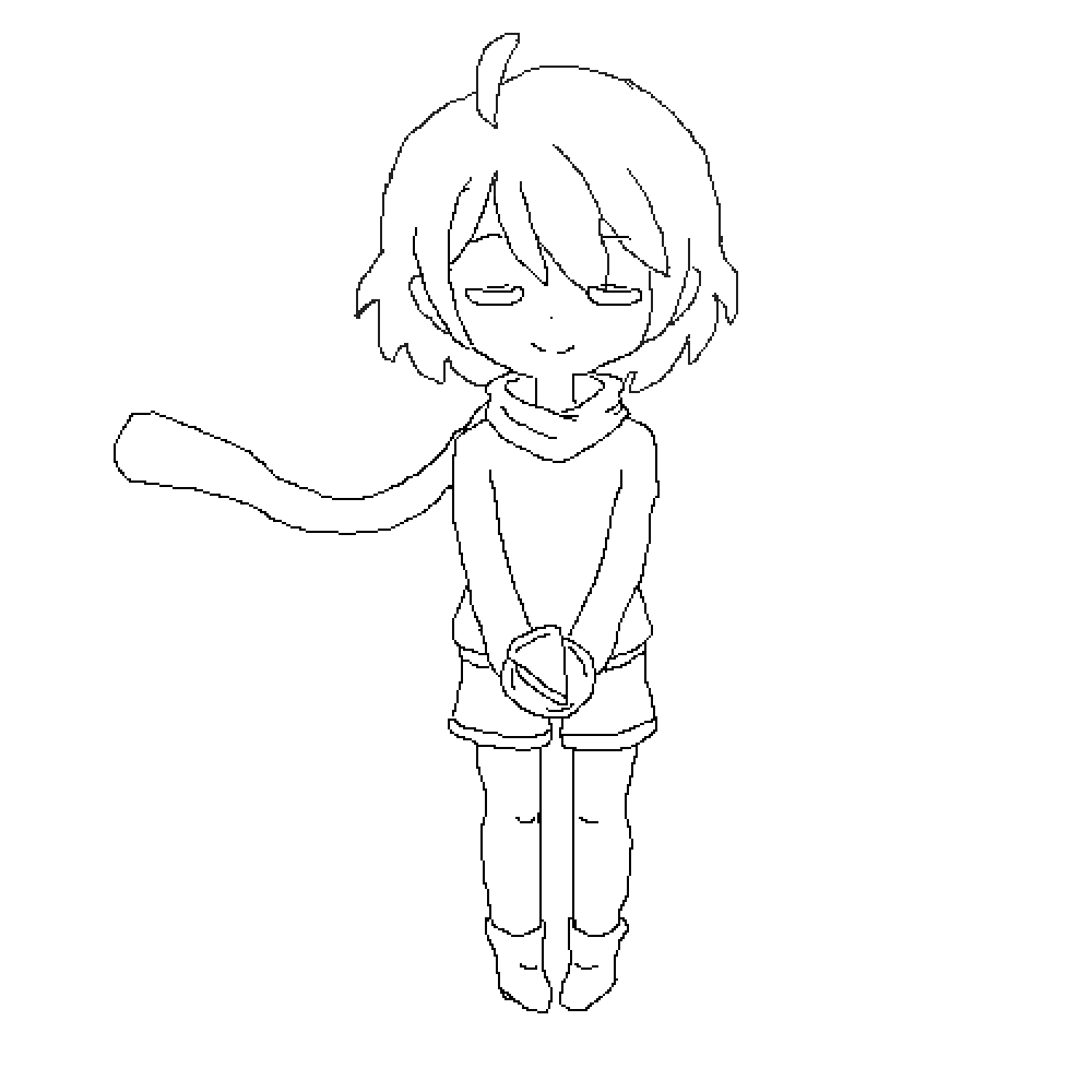 Editing Frisk Base!! - Free online pixel art drawing tool - Pixilart