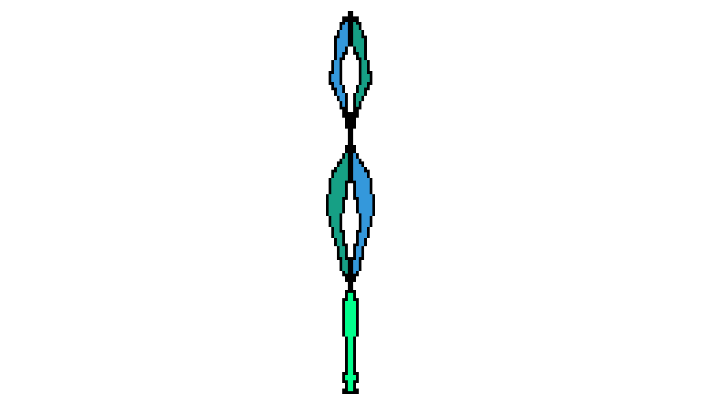 Pixilart - Fierce deity link's double helix Sword by TheNewYue12